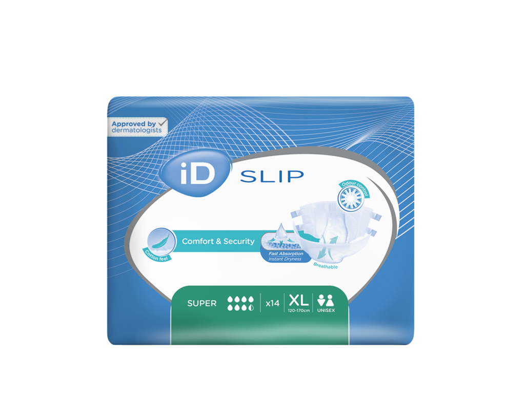 Ontex® iD Slip Super All In One Pad (Tab Closure) | Aleva